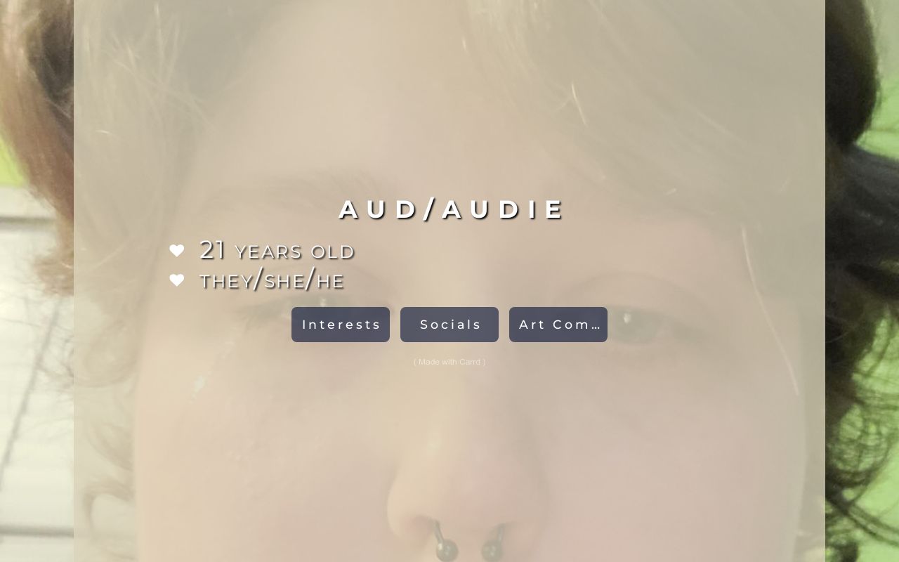 Audie's Carrd